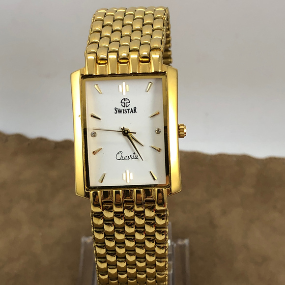 Swistar | Accessories | Fabulous Swistar Gold Tone Metal Link Tank ...